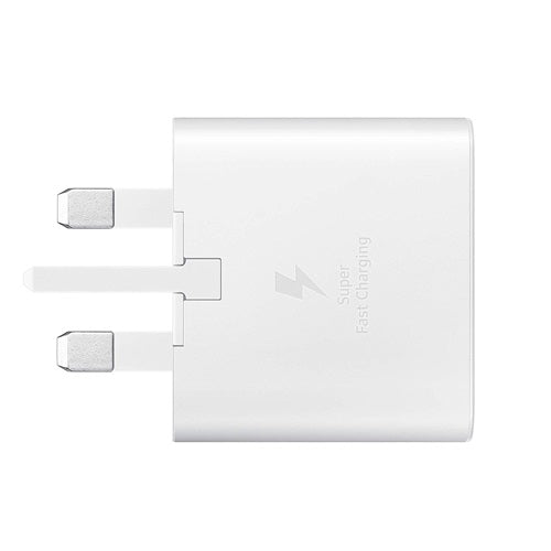 Official Samsung Galaxy S24 FE 25W USB-C UK Fast Main Charger White ...