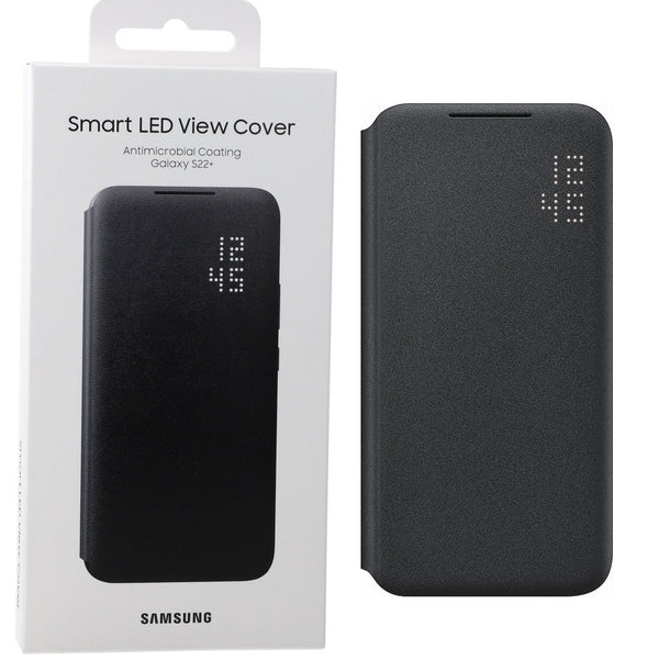 Official Samsung Galaxy S22+ Plus Smart LED View Cover Black – GB ...