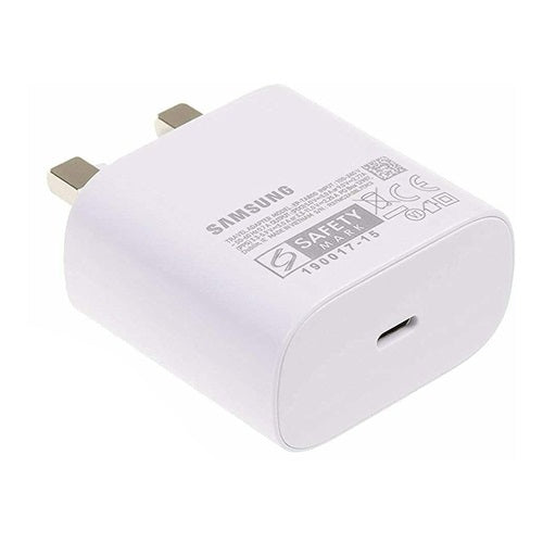 Official Samsung Galaxy A16 25W USB-C UK Fast Main Charger White – GB ...
